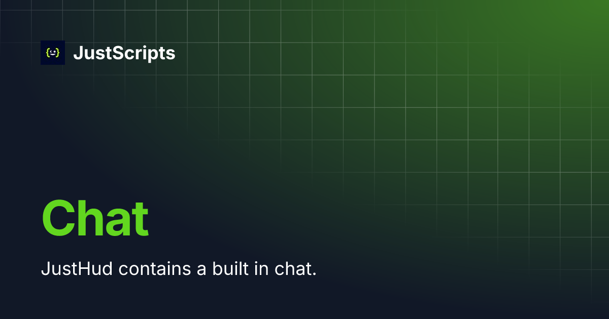 Chat | JustScripts