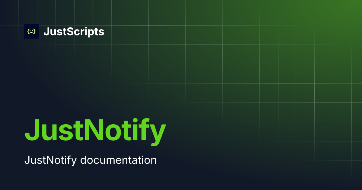 JustNotify | JustScripts